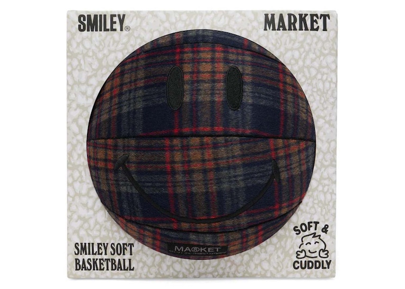 Market SMILEY Market Plaid Plush Basketball - FW22 - US