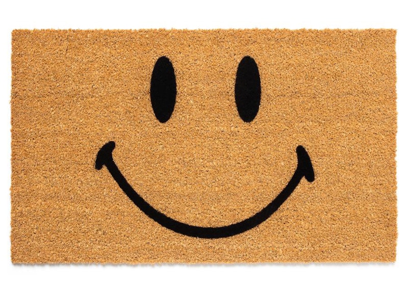 Market Smiley Door Mat - US