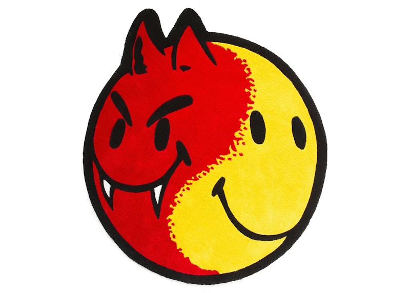 Market Smiley Good Vs Evil Rug Multicolor - FW22 - US