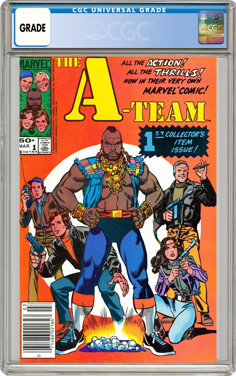Marvel A-Team (1984) #1 Comic Book CGC Graded - US