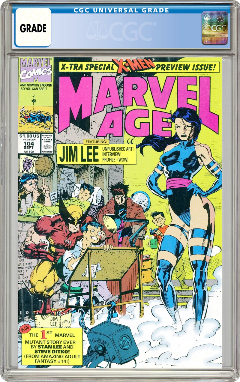 Marvel Age (1983 Marvel) #104 Comic Book CGC Graded - US