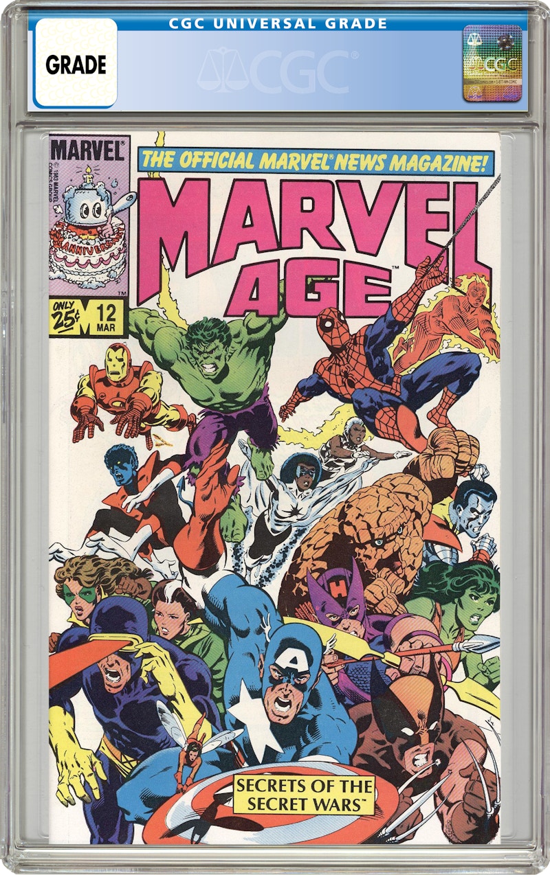 Marvel Age (1983 Marvel) #12 Comic Book CGC Graded - US