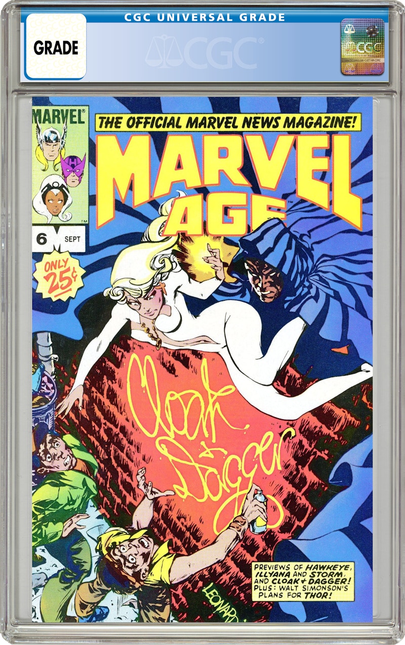 Marvel Age (1983 Marvel) #6 Comic Book CGC Graded - FR