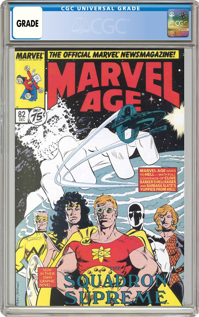 Marvel Age (1983 Marvel) #82 Comic Book CGC Graded - KR