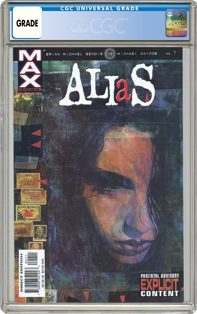 Marvel Alias #1 (1st App. of Jessica Jones) Comic Book CGC Graded - US