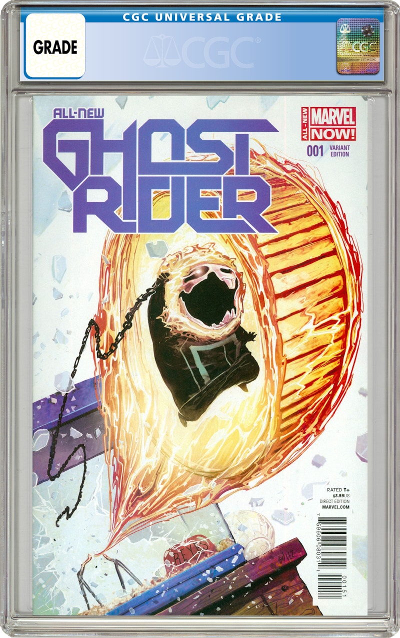Marvel All New Ghost Rider (2014) #1D Comic Book CGC Graded - US