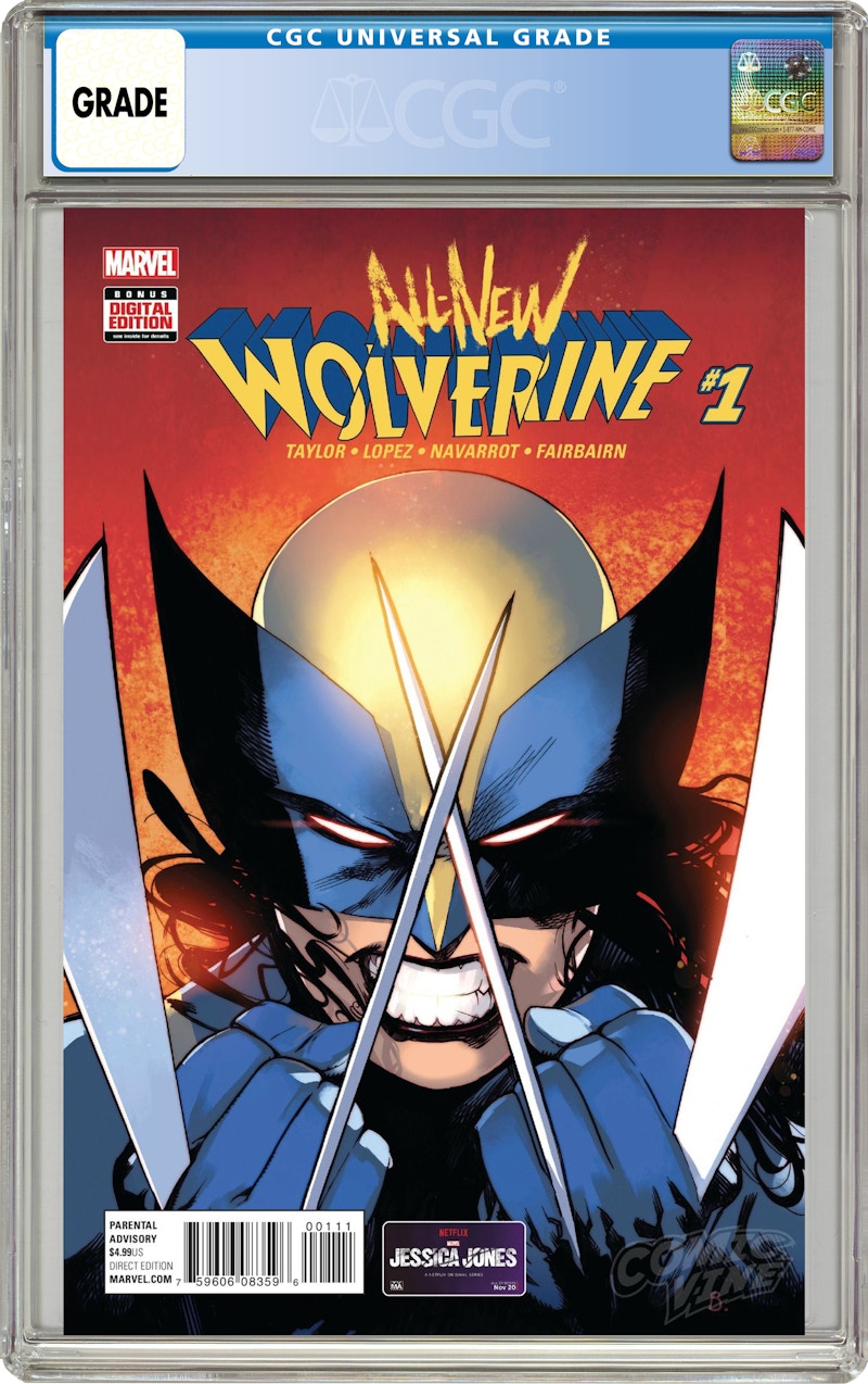Marvel All New Wolverine #1 Comic Book CGC Graded - US