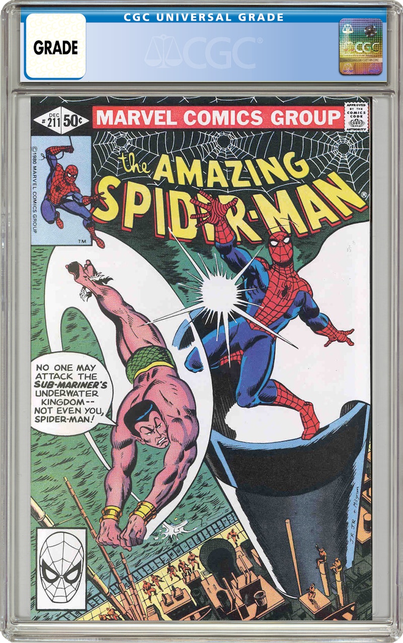 Marvel Amazing Spider-Man (1963 1st Series) #211 Comic Book CGC Graded - KR