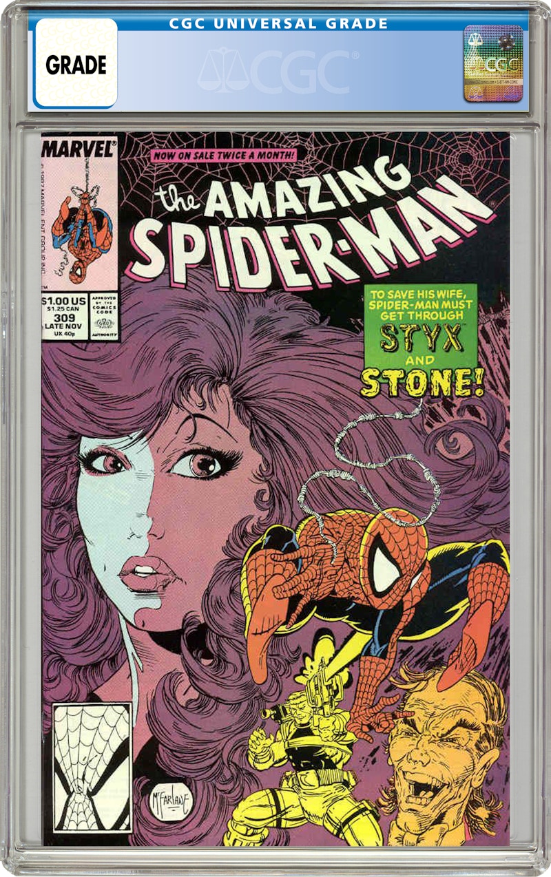 Marvel Amazing Spider-Man (1963 1st Series) #309 Comic Book CGC Graded - US