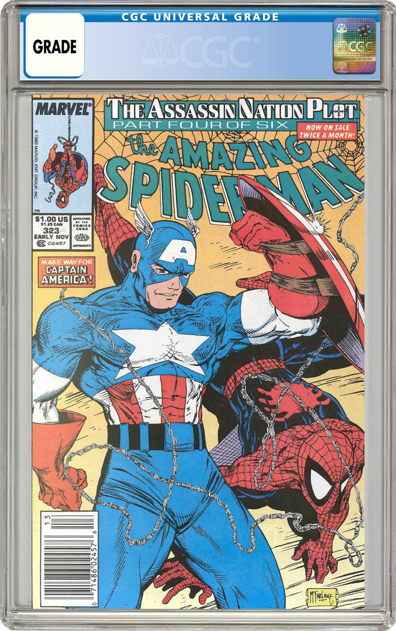 Marvel Amazing Spider-Man (1963 1st Series) #323 Comic Book CGC Graded - GB