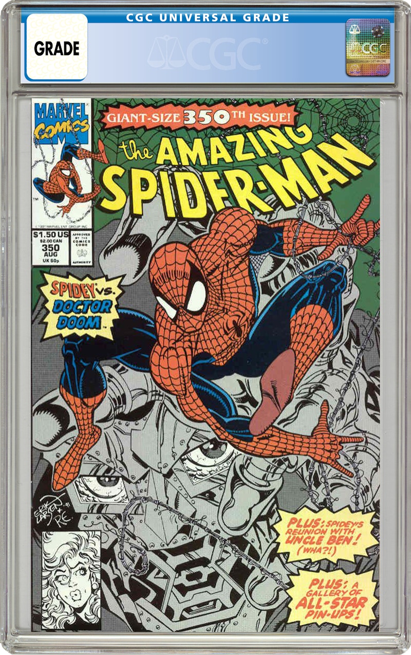 Marvel Amazing Spider-Man (1963 1st Series) #350 Comic Book CGC Graded - US