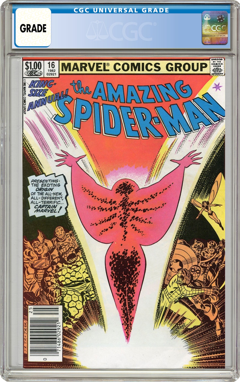 Marvel Amazing Spider-Man (1963 1st Series) Annual #16 Comic Book CGC ...