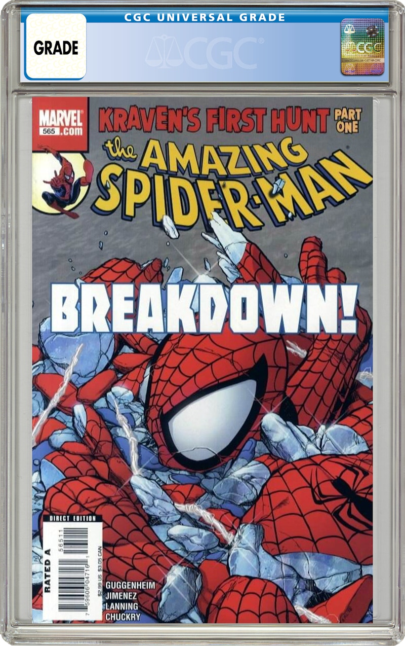 Marvel Amazing Spider-Man (1998 2nd Series) #565 Comic Book CGC Graded - US