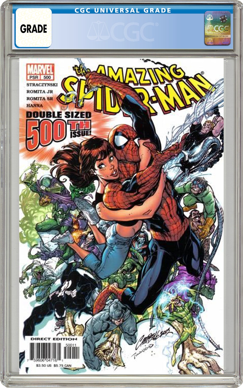 Marvel Amazing Spider-Man #500 Comic Book CGC Graded - MX