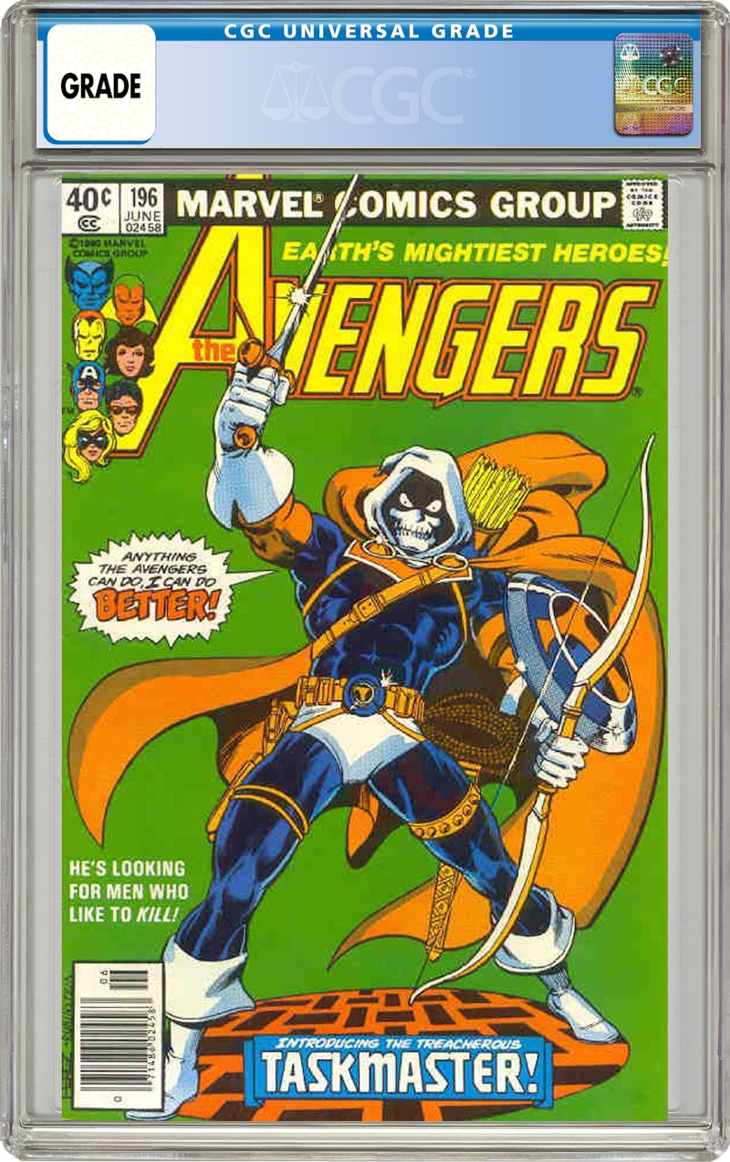 Marvel Avengers (1963 1st Series) #196 Comic Book CGC Graded - US