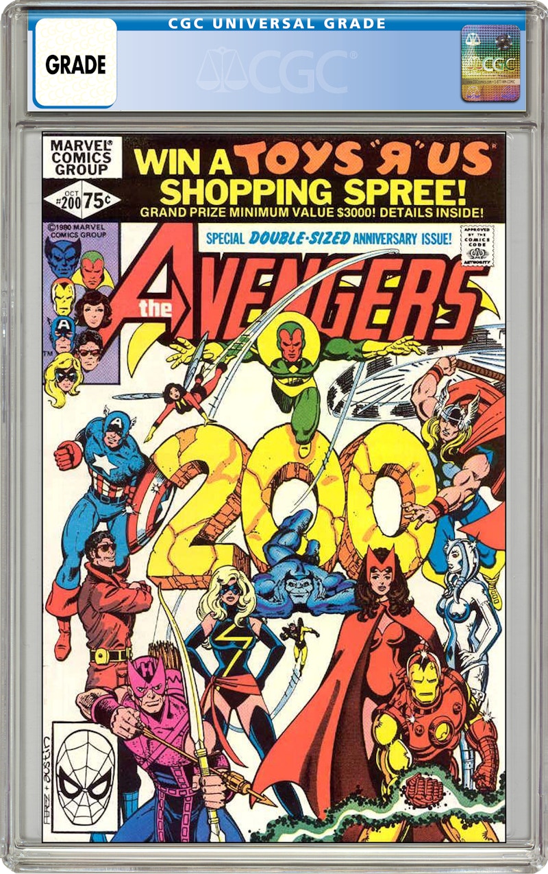 Marvel Avengers (1963 1st Series) #200 Comic Book CGC Graded - US