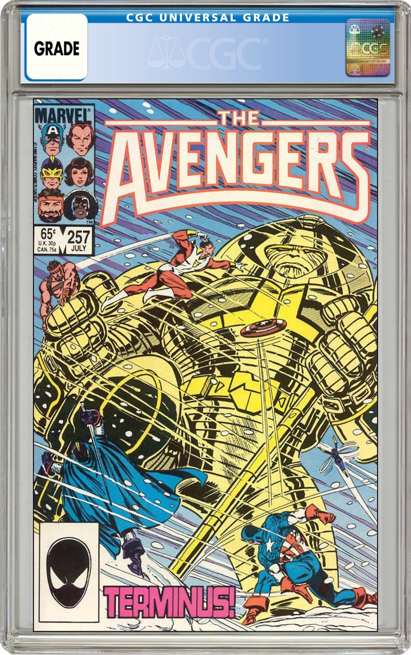 Marvel Avengers (1963 1st Series) #257 Comic Book CGC Graded - US