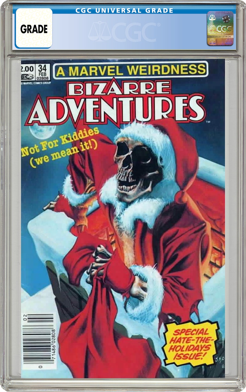 Marvel Bizarre Adventures (1981 Magazine) #34 Comic Book CGC Graded - IT