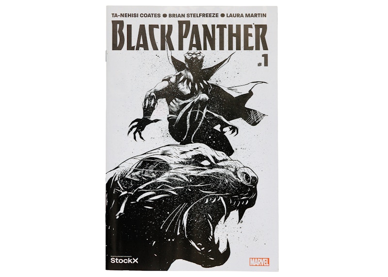 Marvel Black Panther #1 StockX Exclusive Black & White Sketch Variant ...