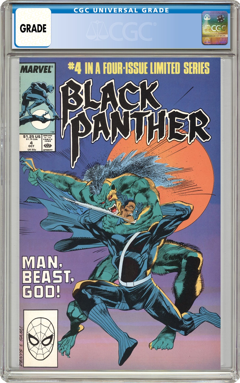 Marvel Black Panther (1988 Marvel Mini-Series) #4 Comic Book CGC Graded ...