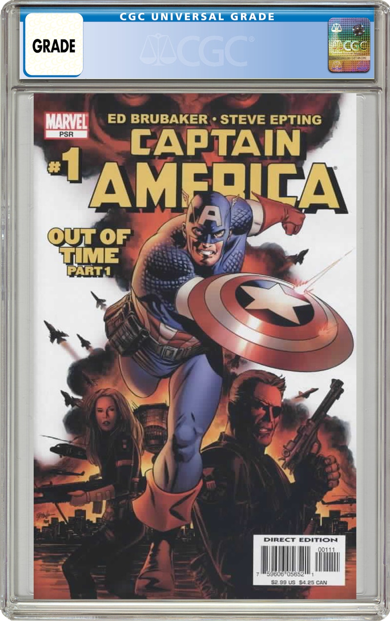 Marvel Captain America (2004 5th Series) #1 Comic Book CGC Graded - US