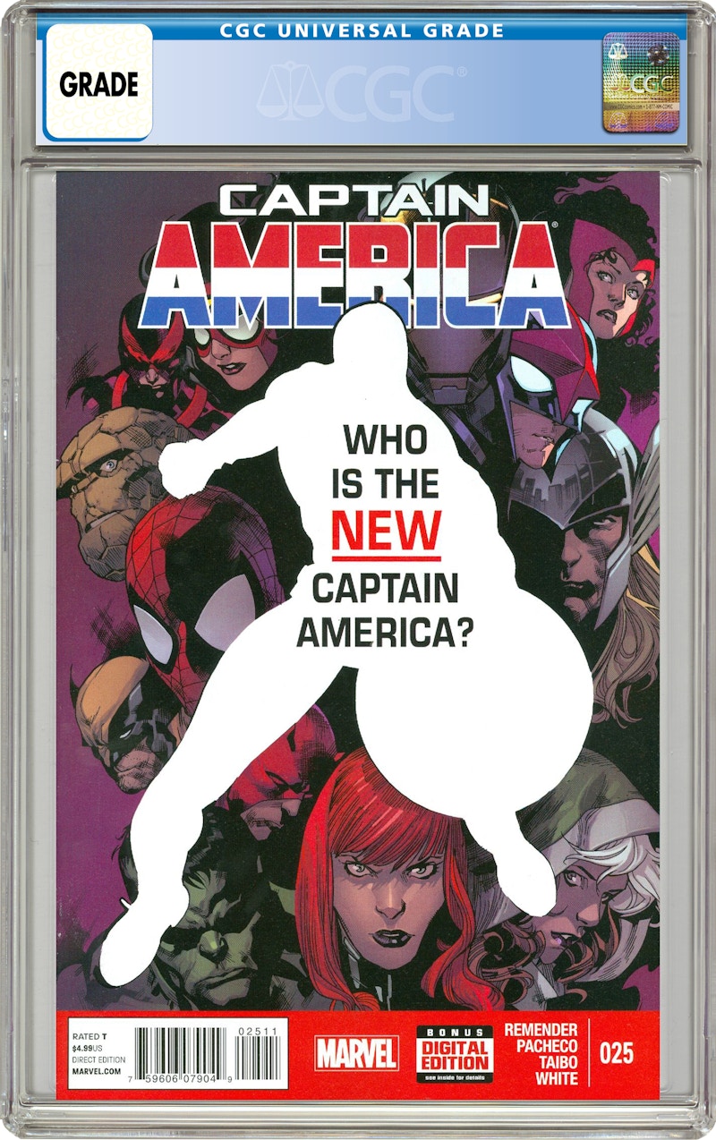 Marvel Captain America #25 (Sam Wilson New Captain America) Comic Book ...