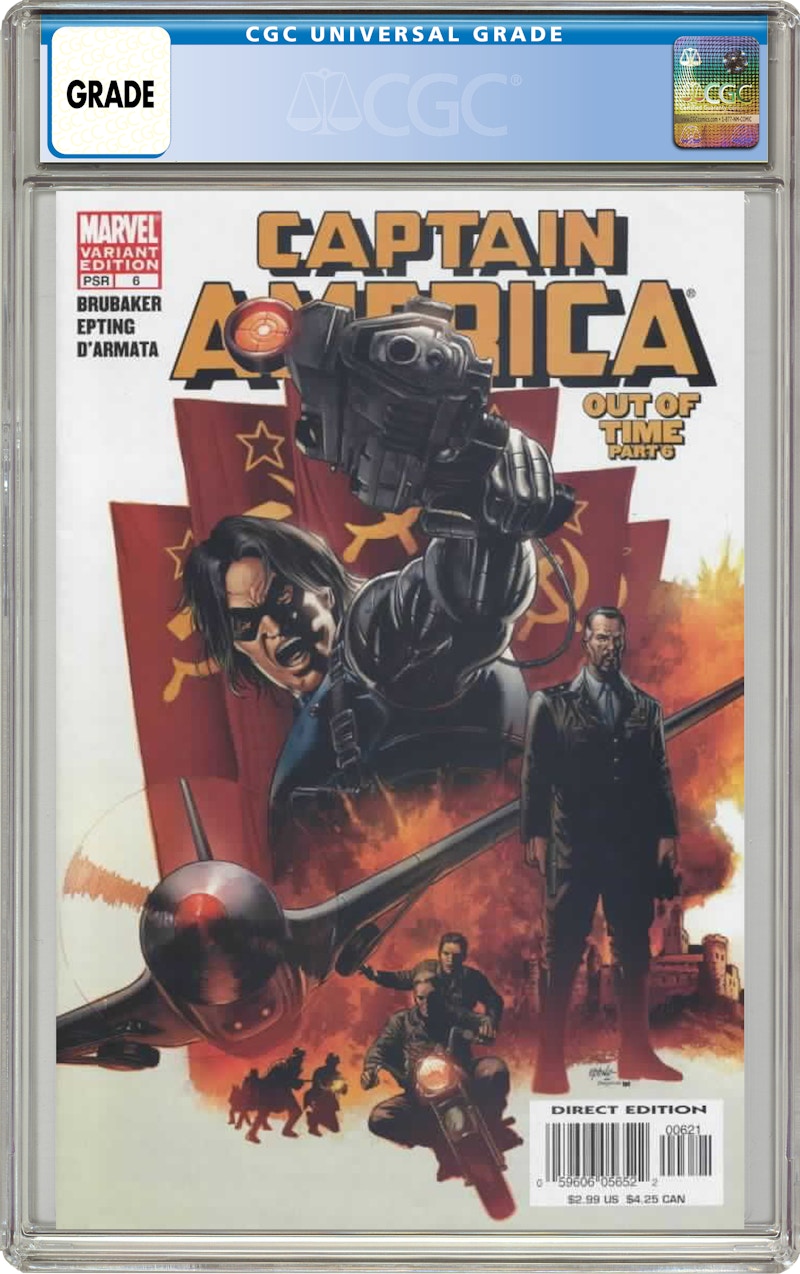 Marvel Captain America #6 Variant Edition (1st Full App. of Winter ...