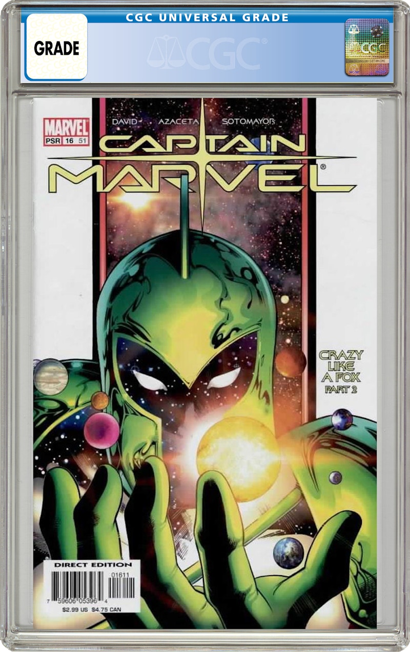 Marvel Captain Marvel (2002 5th Series Marvel) #16 Comic Book CGC ...