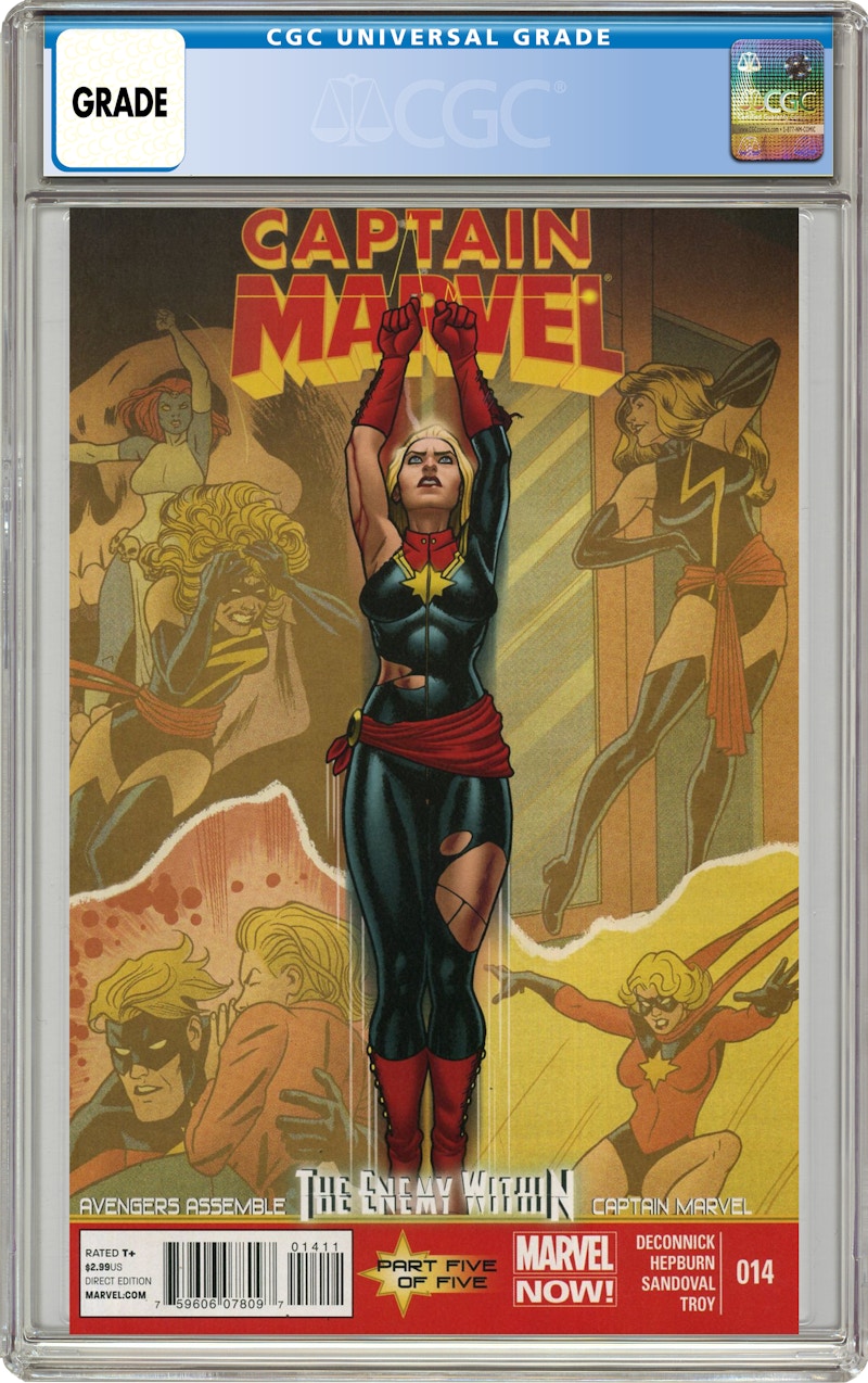 Marvel Captain Marvel (2012 #7th Series) #14A.D Comic Book CGC Graded - US