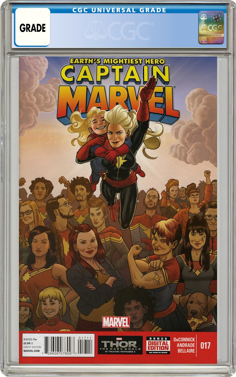 Marvel Captain Marvel (2012 #7th Series) #17A Comic Book CGC Graded - US