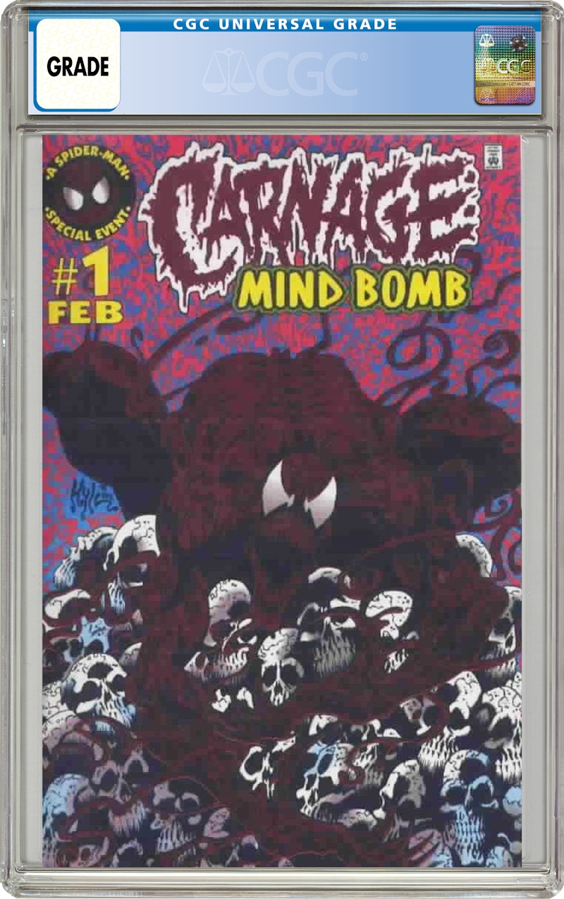 Marvel Carnage Mind Bomb (1996) #1 Comic Book CGC Graded - GB
