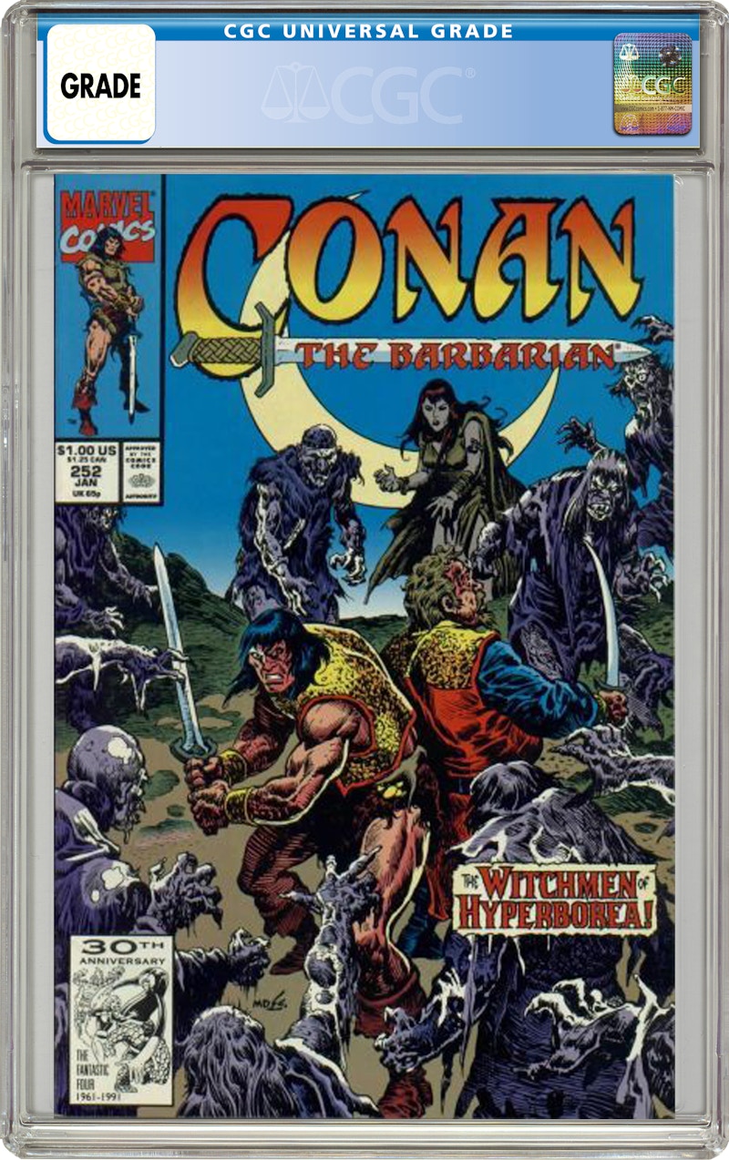Marvel Conan the Barbarian (1970 Marvel) #252 Comic Book CGC Graded - US
