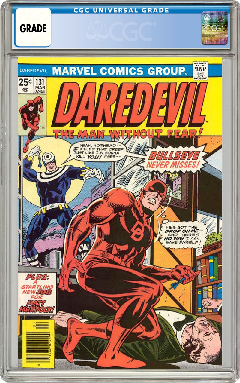 Marvel Daredevil #131 (1st App. of Bullseye) Comic Book CGC Graded - US
