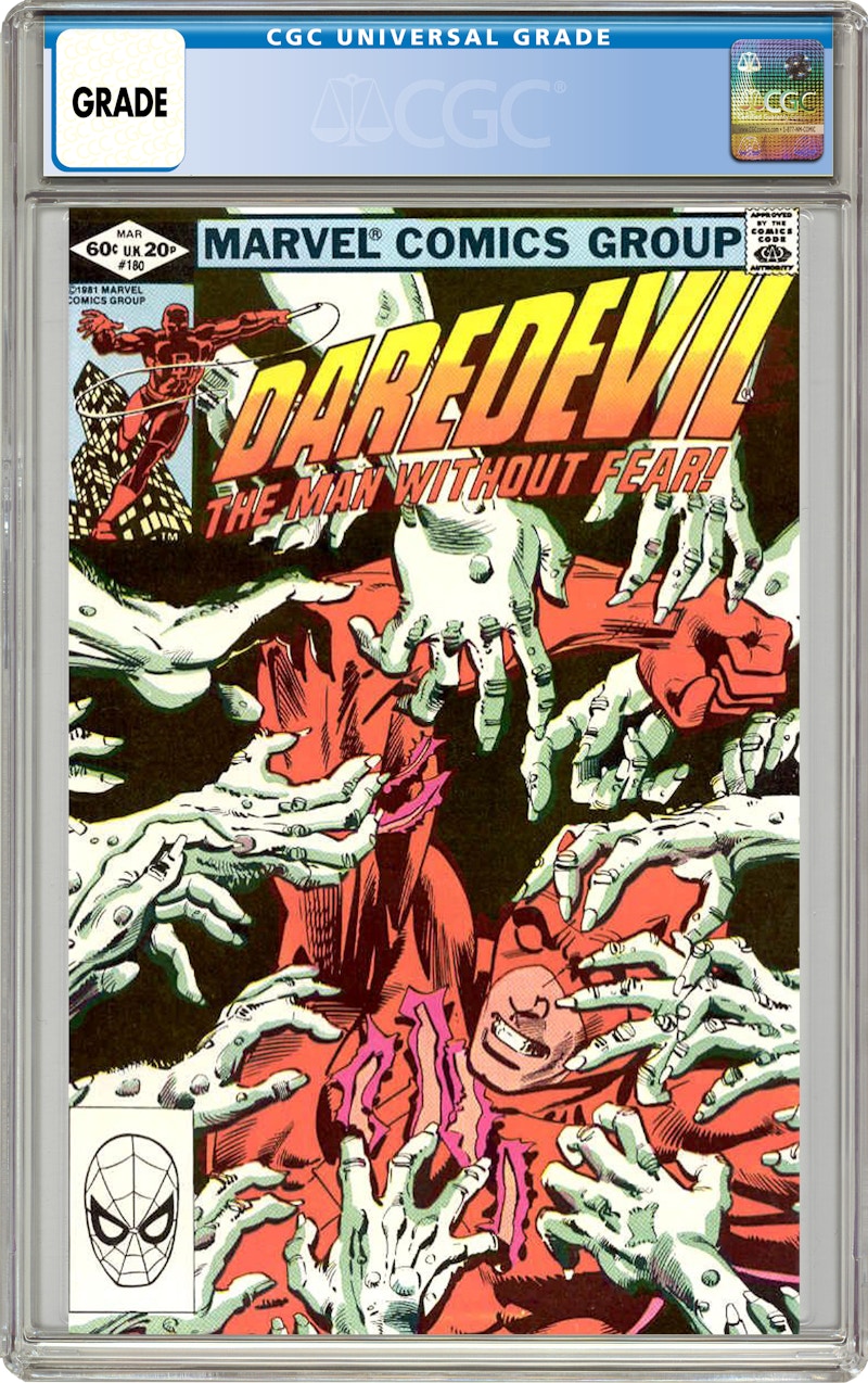 Marvel Daredevil (1964 1st Series) #180 Comic Book CGC Graded - MX