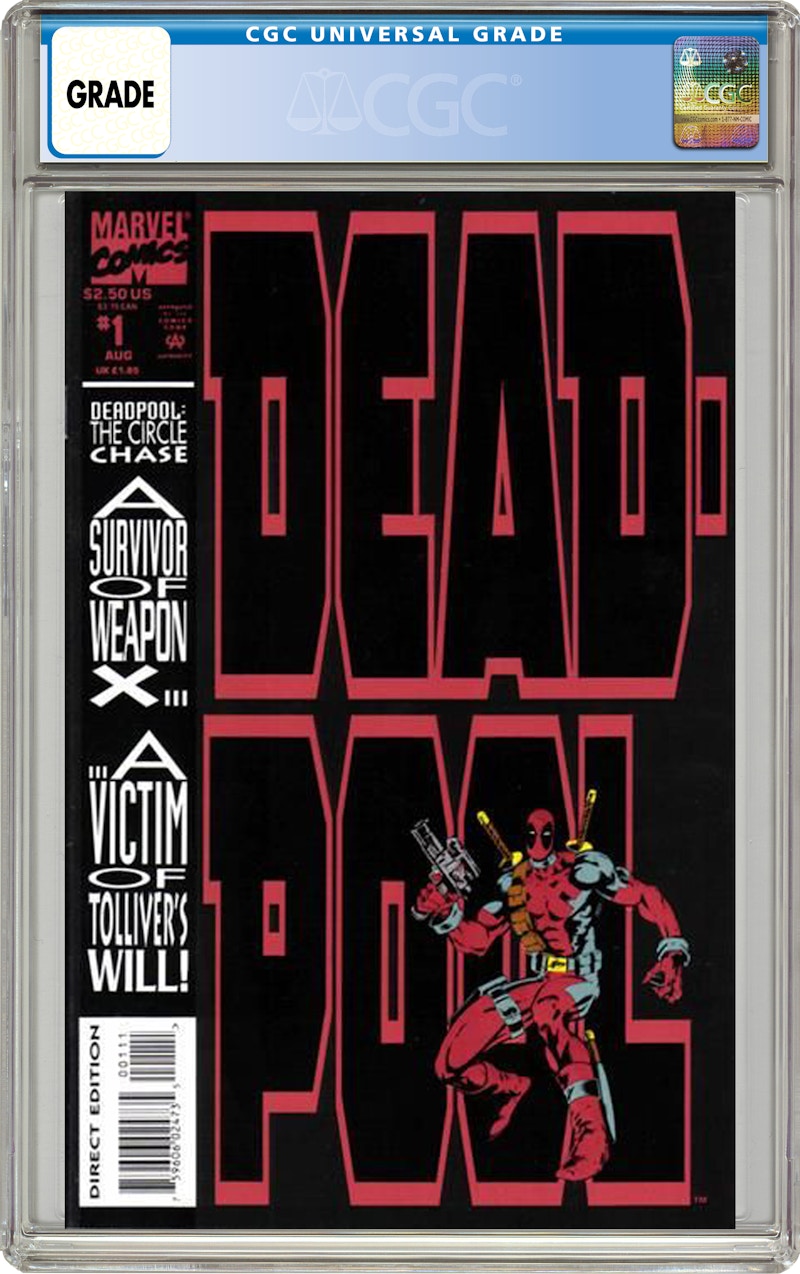 Marvel Deadpool The Circle Chase #1 Comic Book CGC Graded - KR