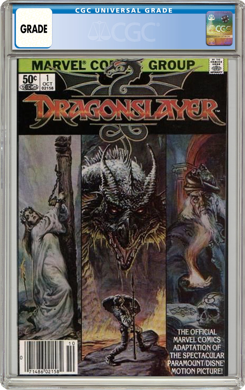 Marvel Dragonslayer (1981) #1 Comic Book CGC Graded - US