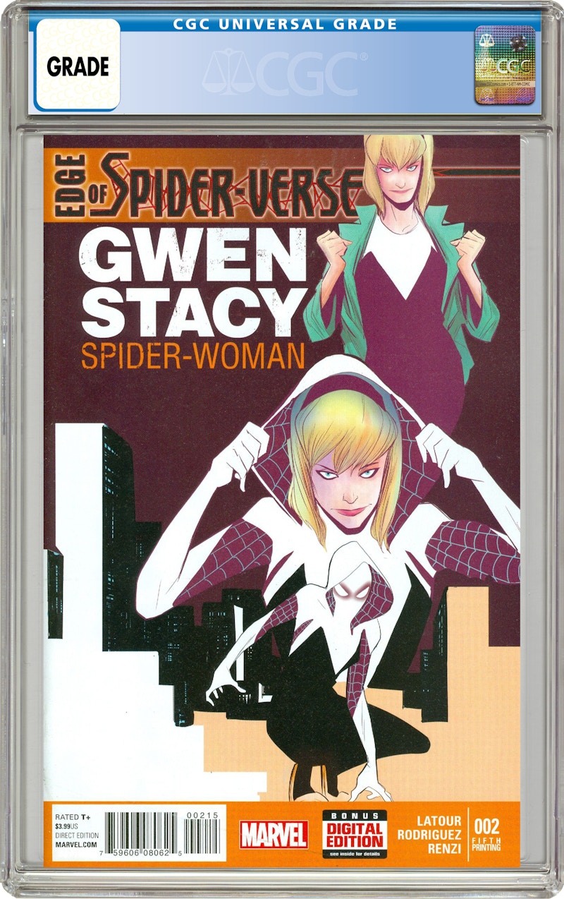 Marvel Edge of Spider-Verse (2014 Marvel) #2F Comic Book CGC Graded - US