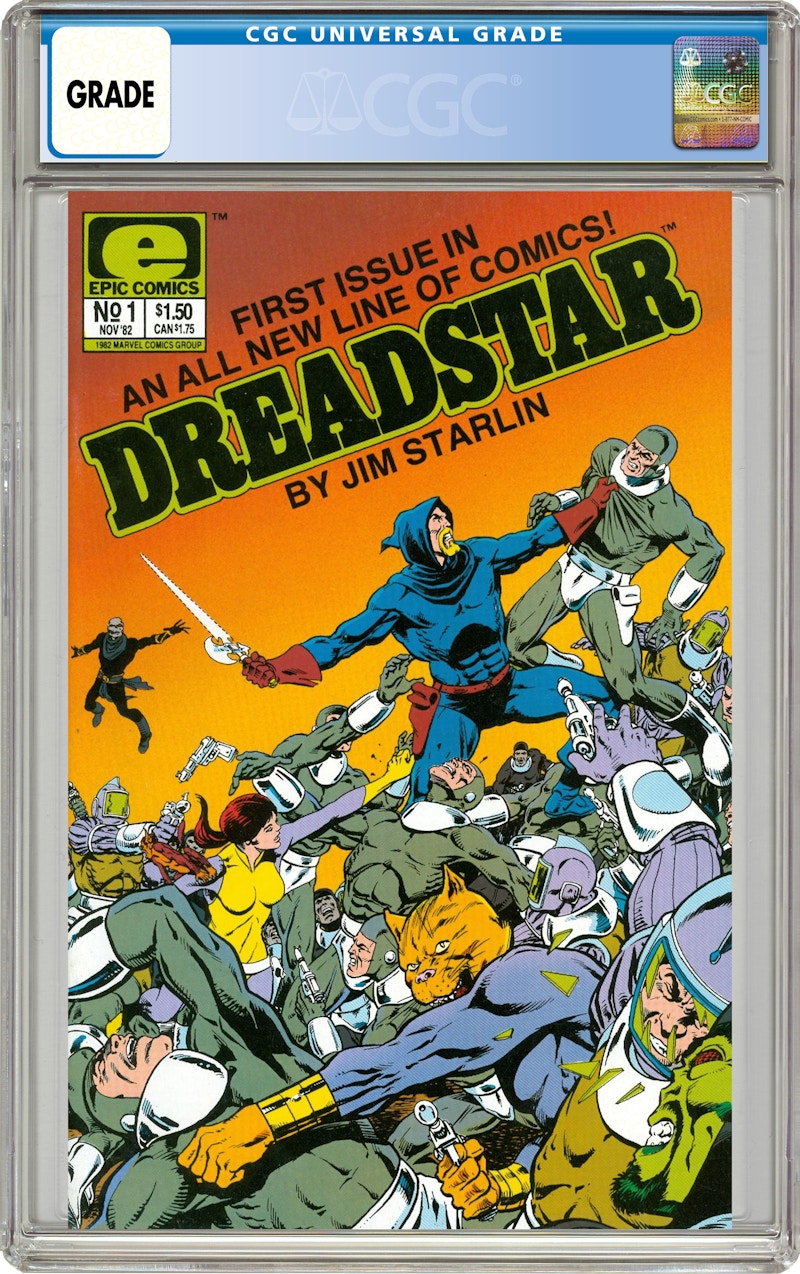Marvel/Epic Dreadstar (1982 Marvel/Epic) #1 Comic Book CGC Graded - US