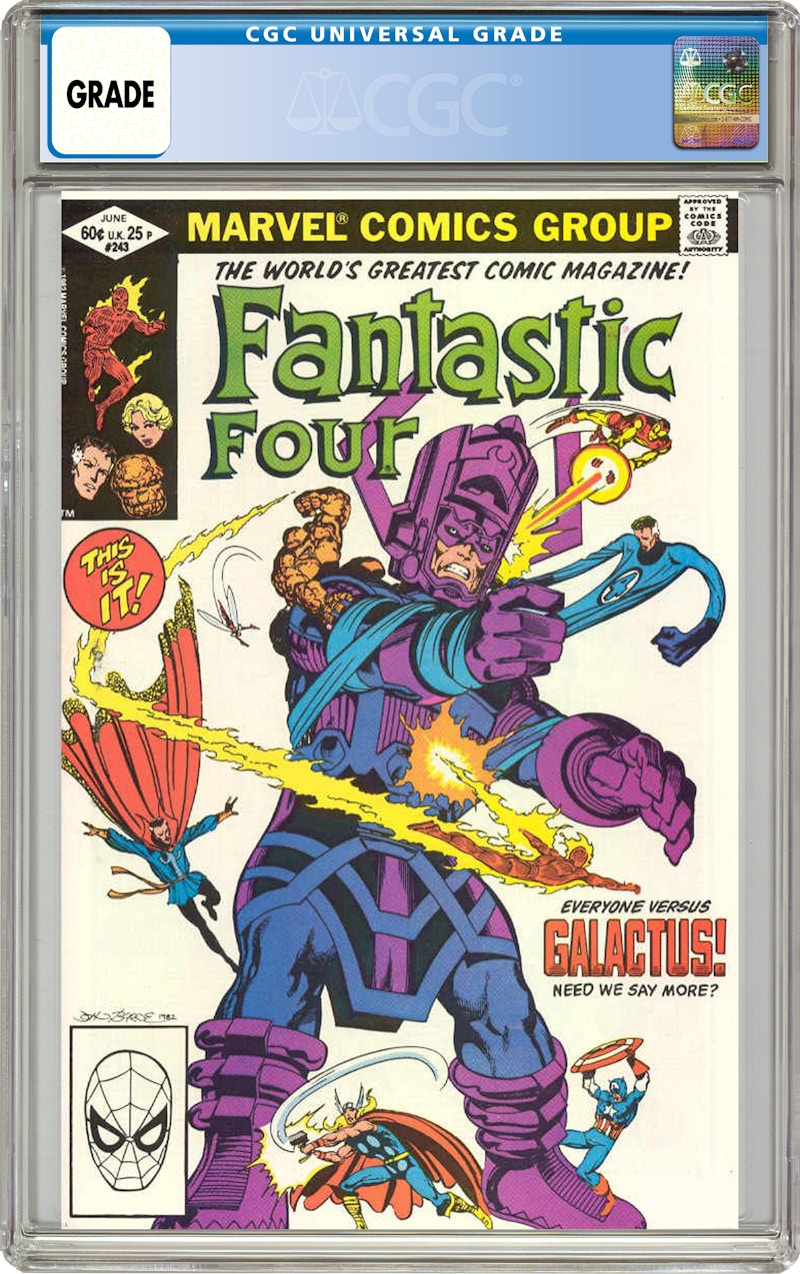 Marvel Fantastic Four (1961 1st Series) #243 Comic Book CGC Graded - US