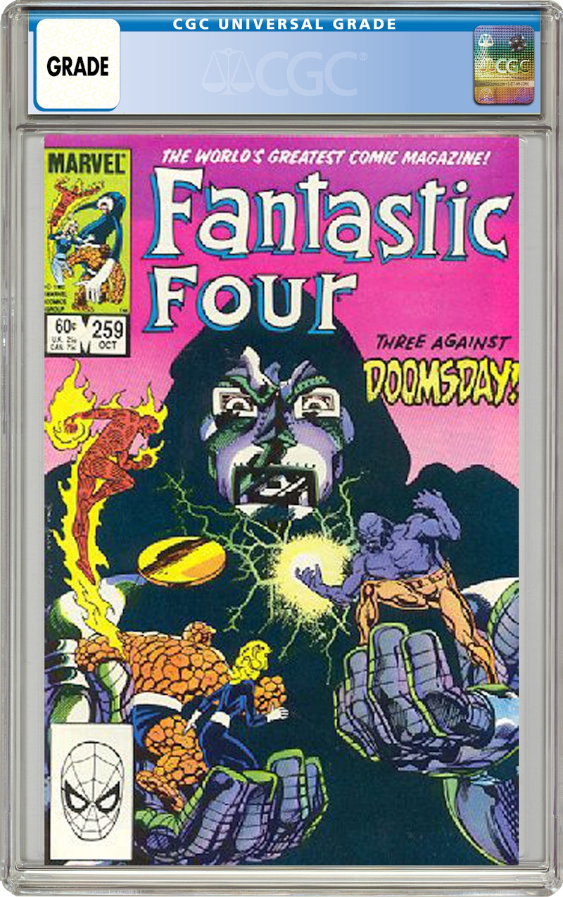 Marvel Fantastic Four (1961 1st Series) #259 Comic Book CGC Graded - US