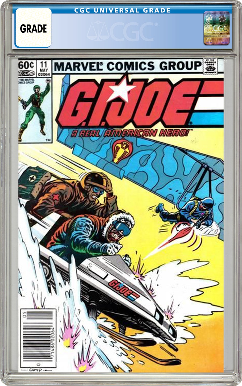 Marvel GI Joe (1982 Marvel) #11 Comic Book CGC Graded - MX