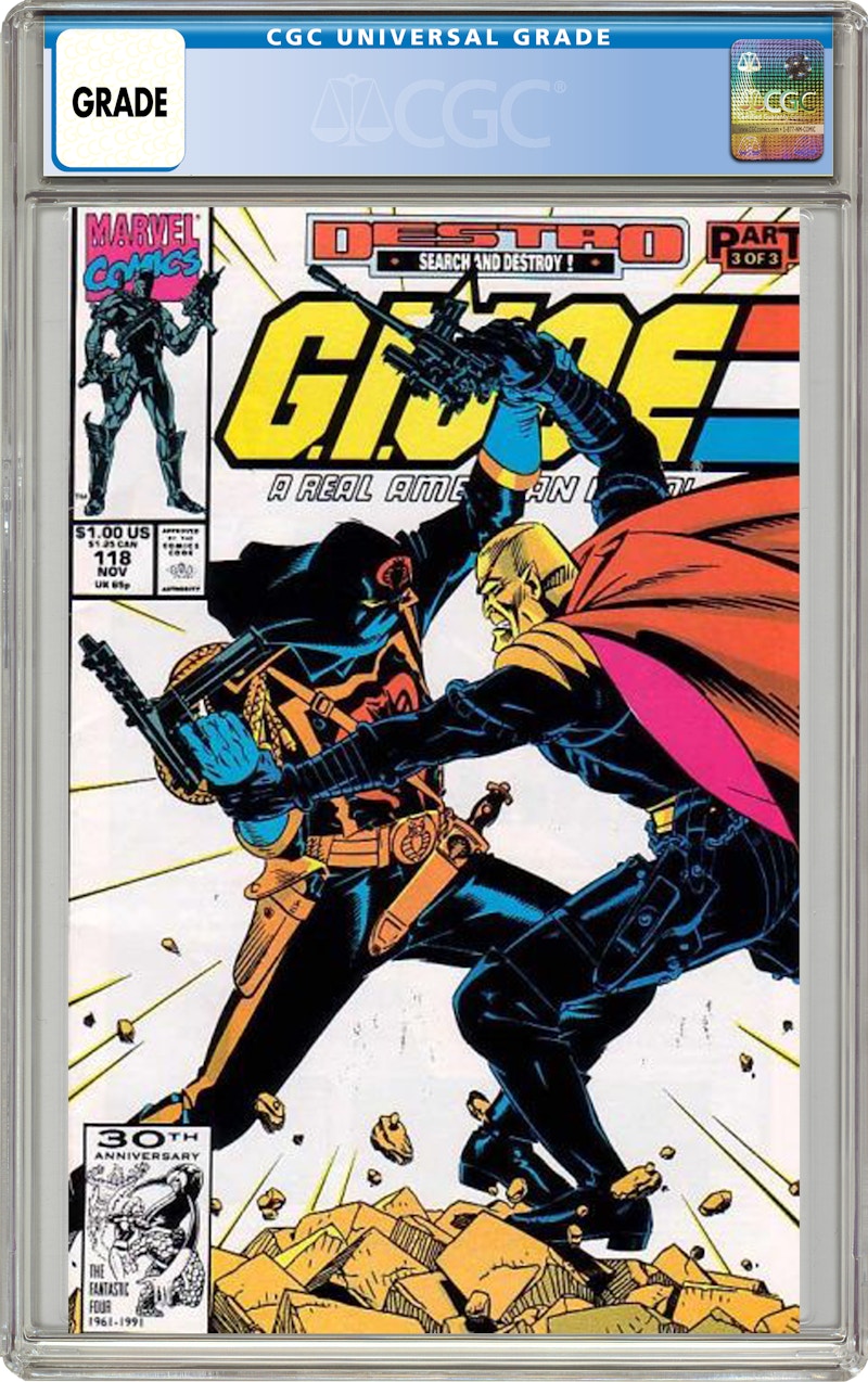 Marvel GI Joe (1982 Marvel) #118 Comic Book CGC Graded - US