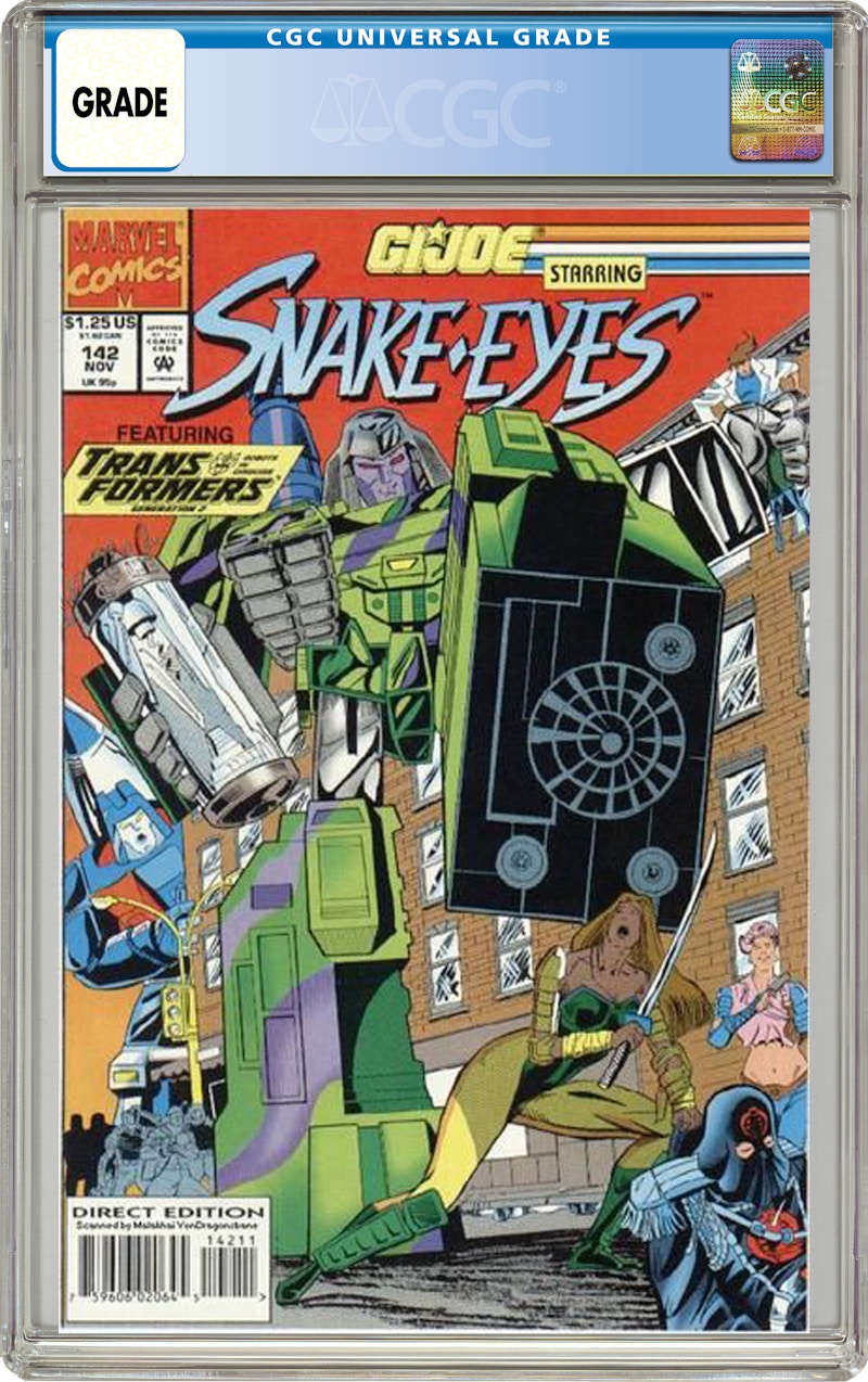 Marvel GI Joe (1982 Marvel) #142 Comic Book CGC Graded - US