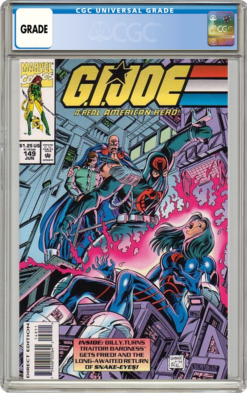 Marvel GI Joe (1982 Marvel) #149 Comic Book CGC Graded - MX