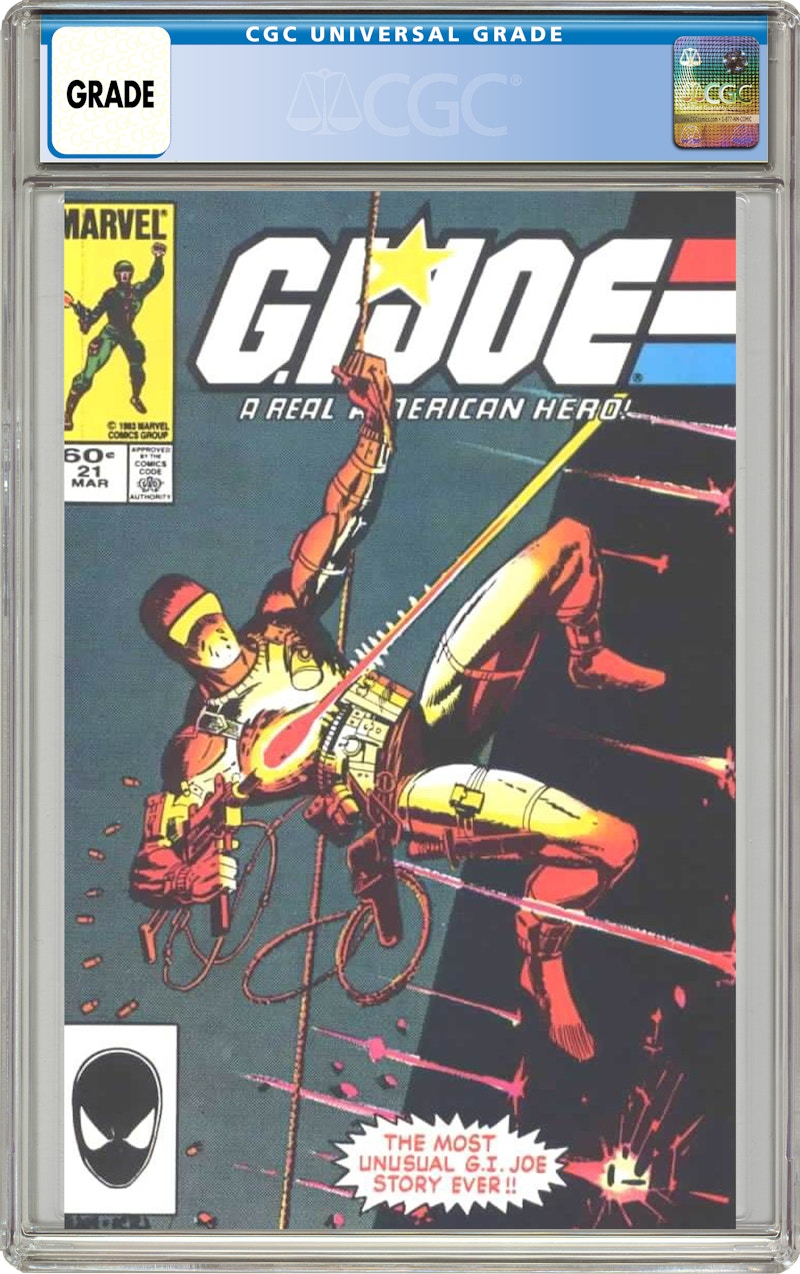 Marvel GI Joe (1982 Marvel) #21REP.3RD Comic Book CGC Graded - US