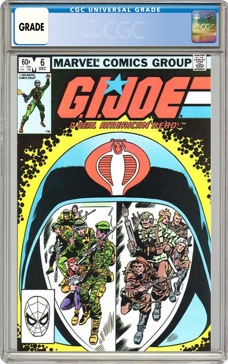 Marvel GI Joe (1982 Marvel) #6 Comic Book CGC Graded - US
