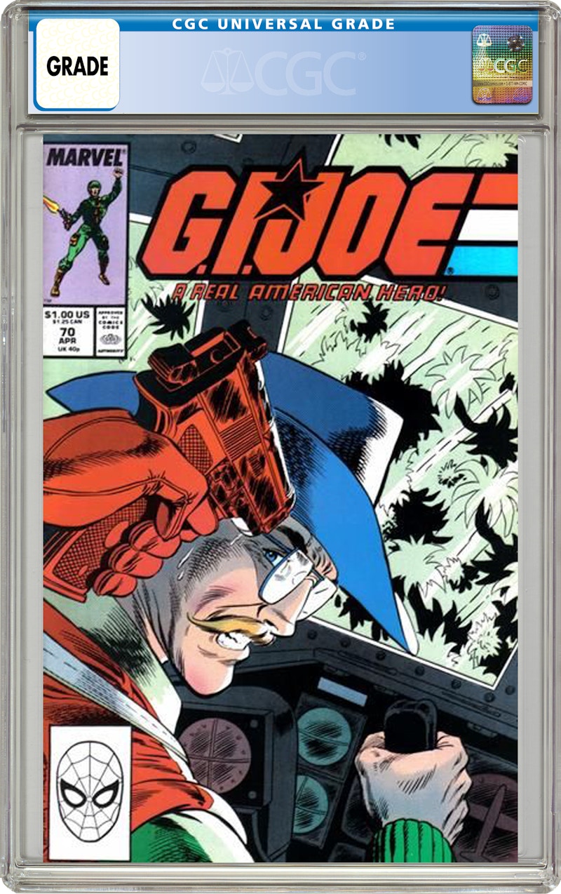 Marvel GI Joe (1982 Marvel) #70 Comic Book CGC Graded - US
