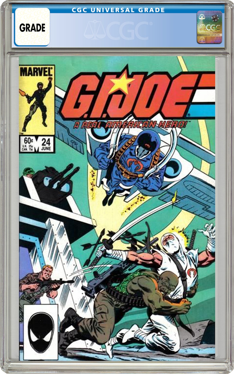 Marvel GI Joe #24 (1st App. of Firefly) Comic Book CGC Graded