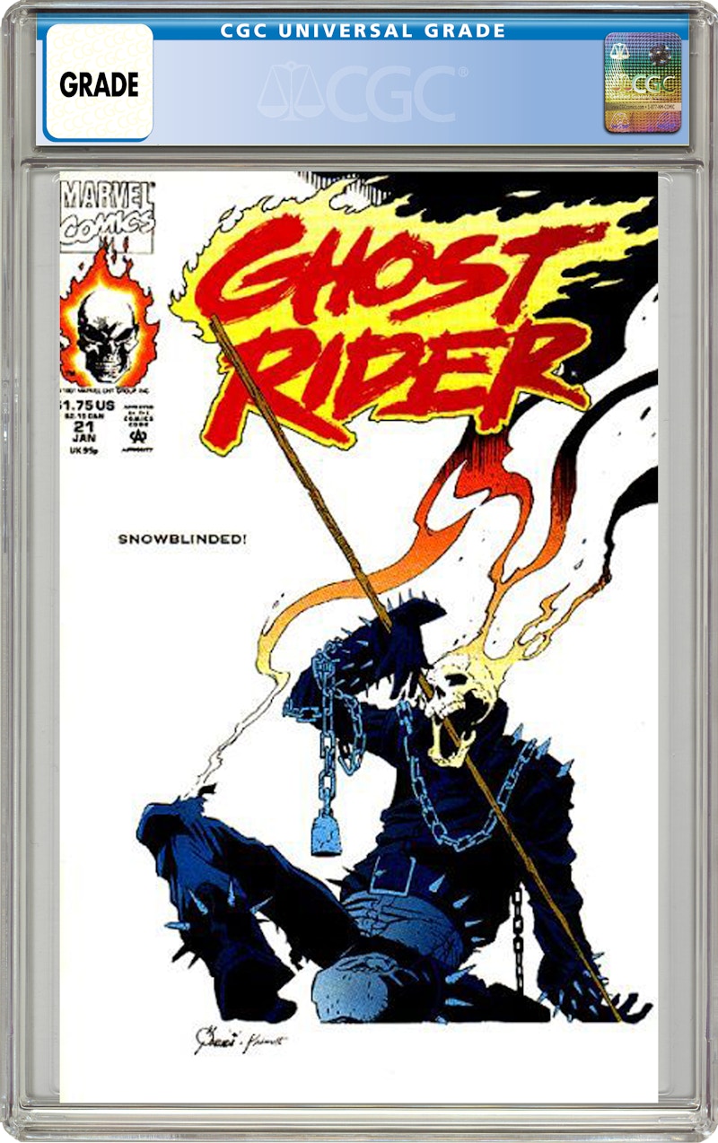 Marvel Ghost Rider (1990 2nd Series) #21 Comic Book CGC Graded - CN