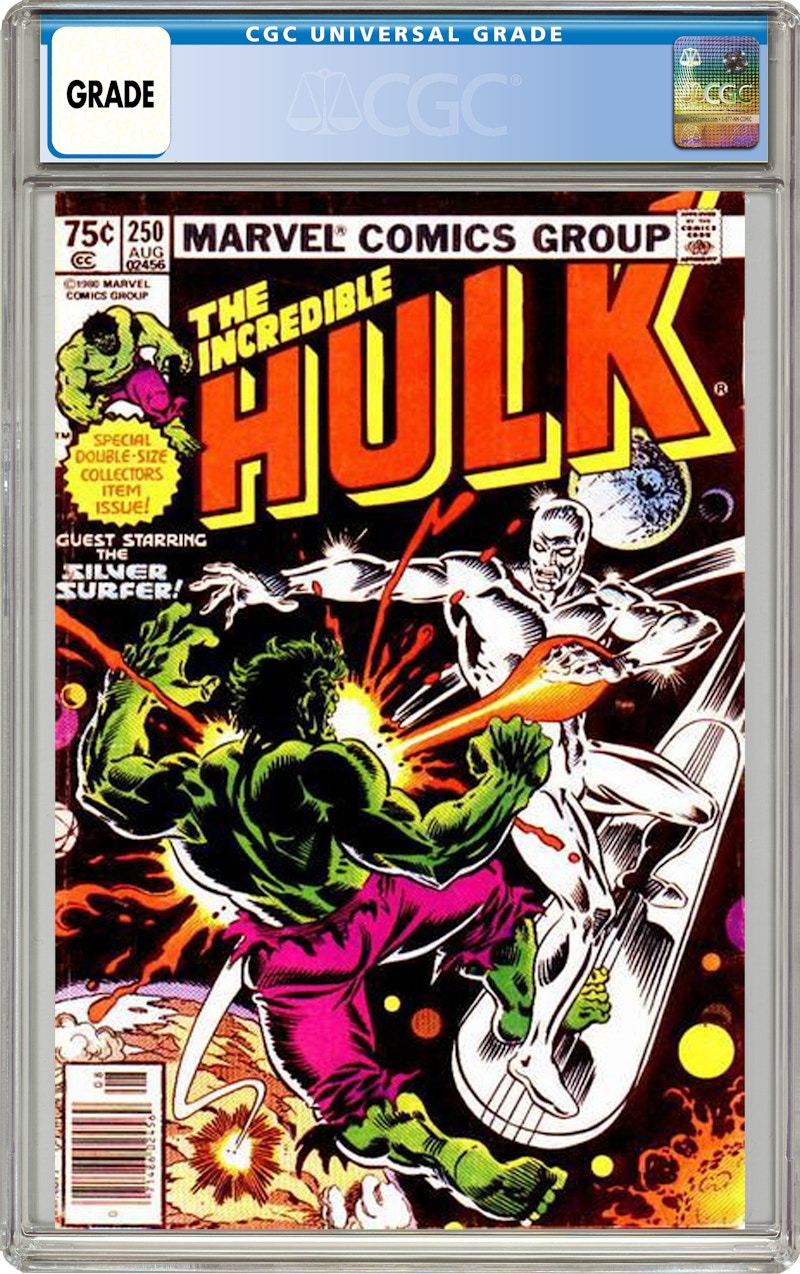 Marvel Incredible Hulk (1962 Marvel 1st Series) #250 Comic Book CGC ...